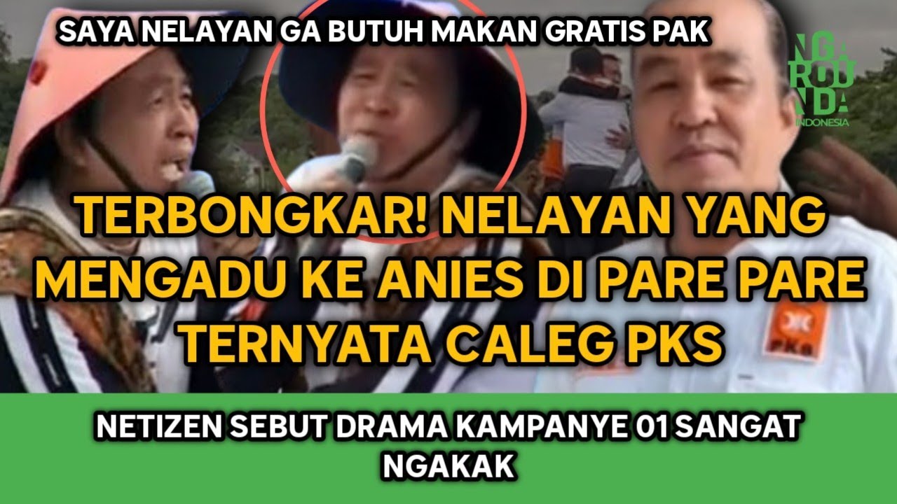 Terungkap! Sappe Nelayan Yang Mengadu Ke Anies Baswedan Ternyata Caleg ...