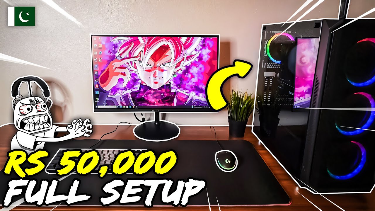 Rs 50,000 Full Gaming Setup in Pakistan // 50K Gaming PC // Best Budget ...