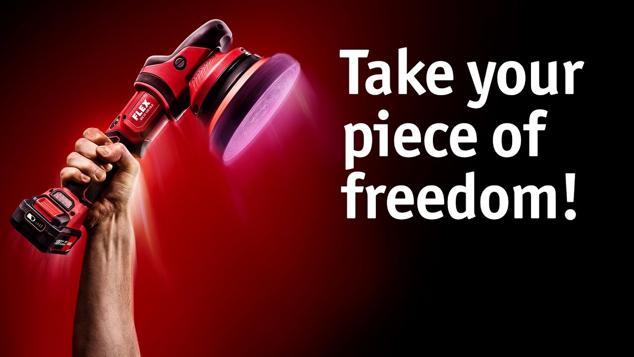 Take your piece of freedom! The new FLEX cordless polishers - YouTube