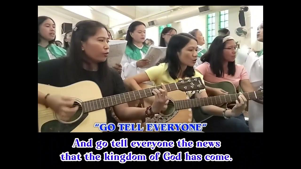 GO TELL EVERYONE (with lyrics cover by IHMP Choir Ministry) - YouTube