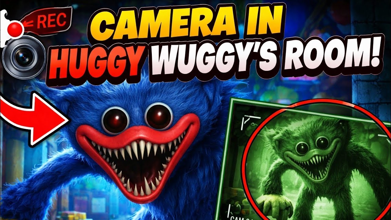 “We Found a Hidden Camera in Huggy Wuggy’s Room 👀 (Poppy Playtime ...
