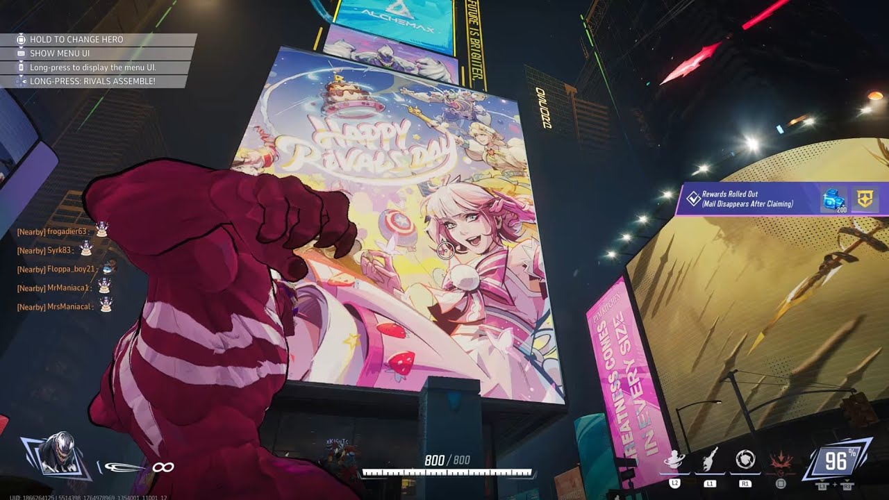 Happy Rivals Day! | Marvel Rivals 1 Year Anniversary Times Square ...