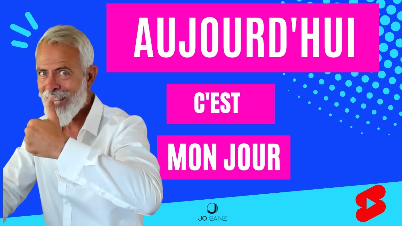 Aujourd’hui est mon jour pour faire la différence - YouTube