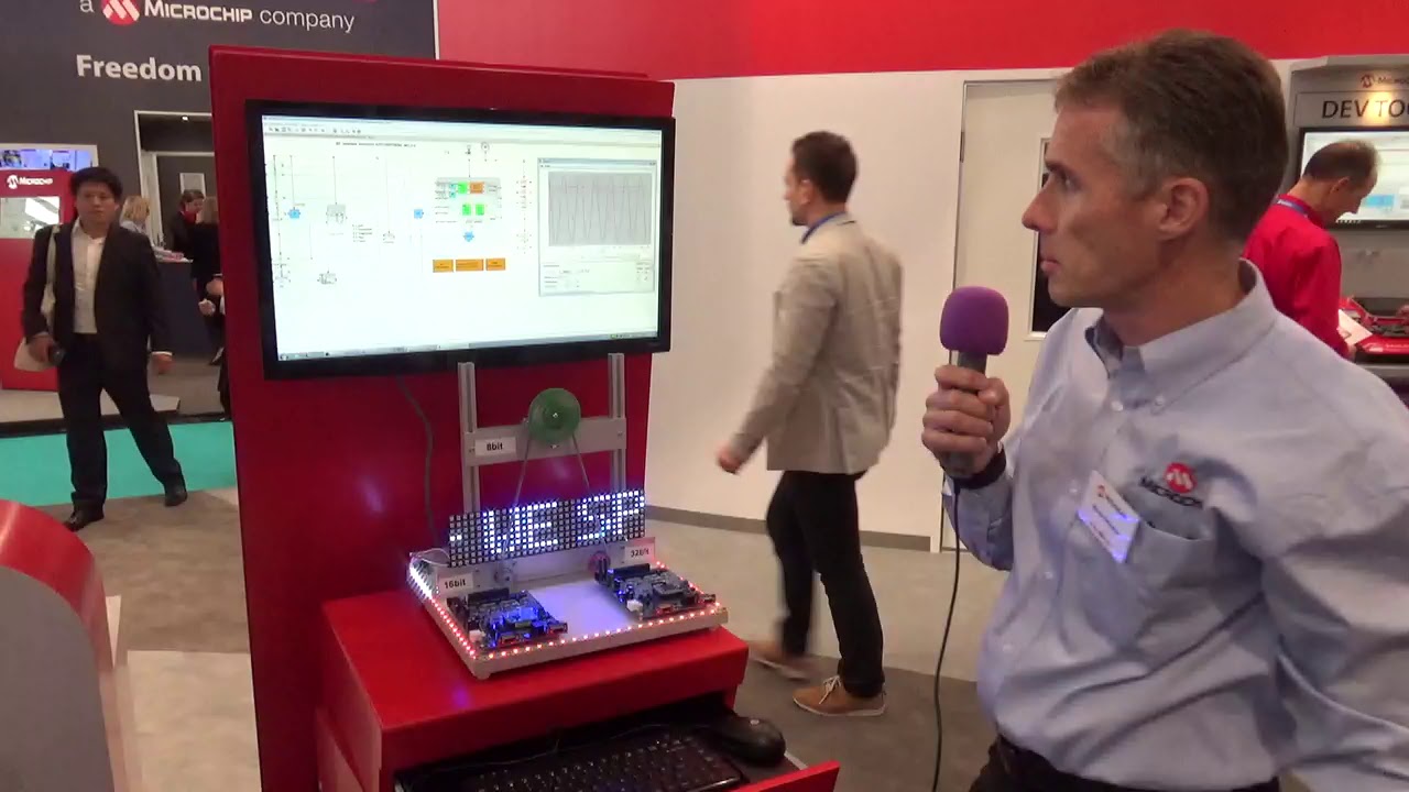 Microchip demonstrates a flexible motion control platform at ...