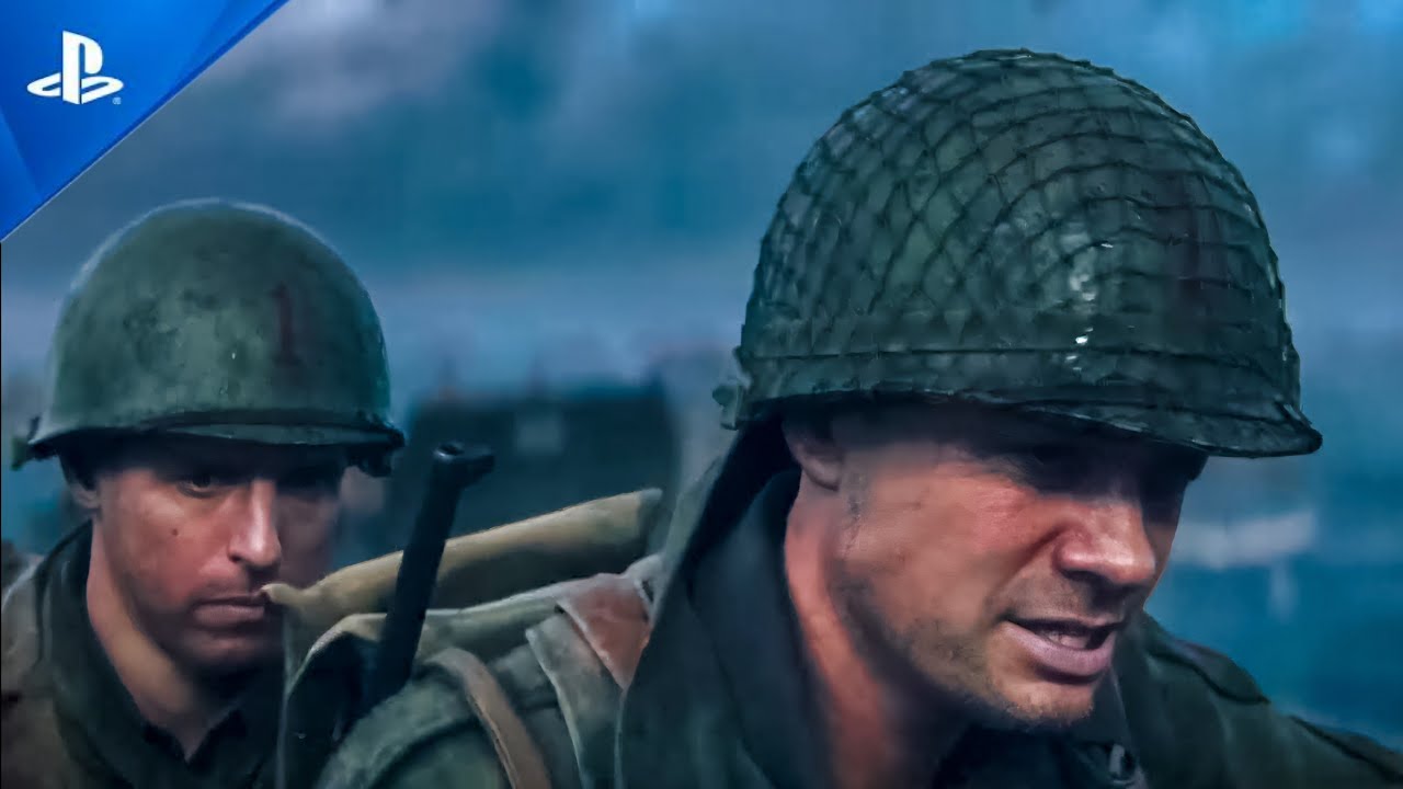 CALL OF DUTY: WW2 Gameplay - D DAY - Normandy Landings - YouTube
