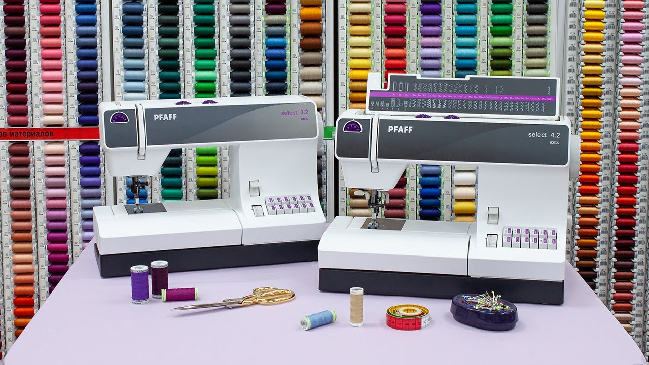 Pfaff Select 3.2 и 4.2 - Обзор швейных машин - YouTube