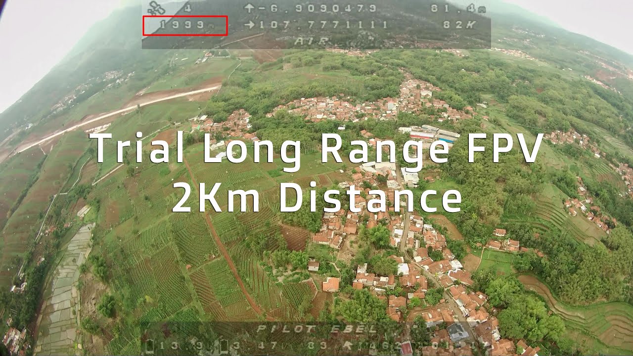 Trial Long Range FPV 2Km Distance - Caddx Orca 4K - YouTube
