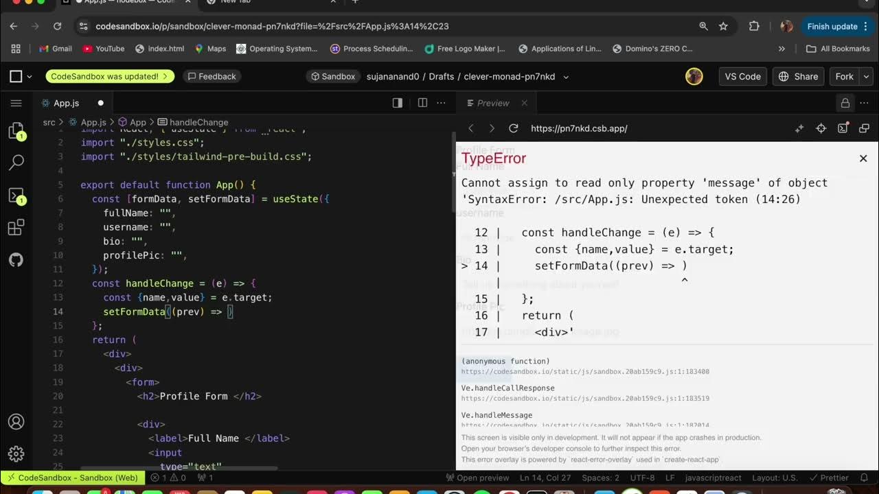 L10. Creating input form in React JS | Intro to ReactJS | Frontend Warrior - YouTube