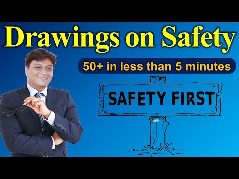 Industrial Safety Drawings | Safety Drawings for Competition | Safety ...