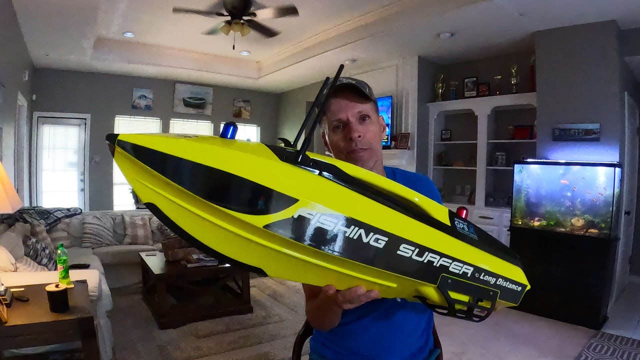 Fishing Surfer RC Surf fishing boat to catch Pompano - YouTube