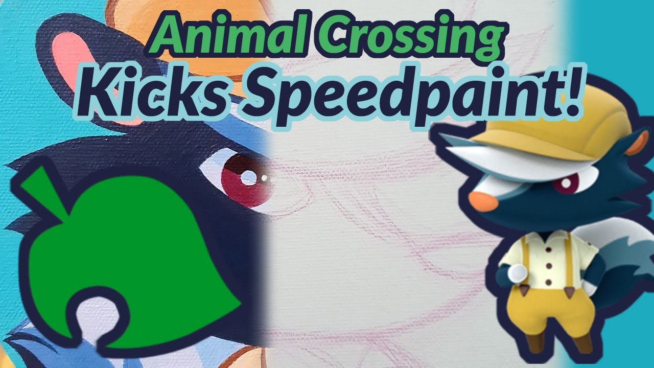 Animal Crossing: Kicks Speedpaint! - YouTube
