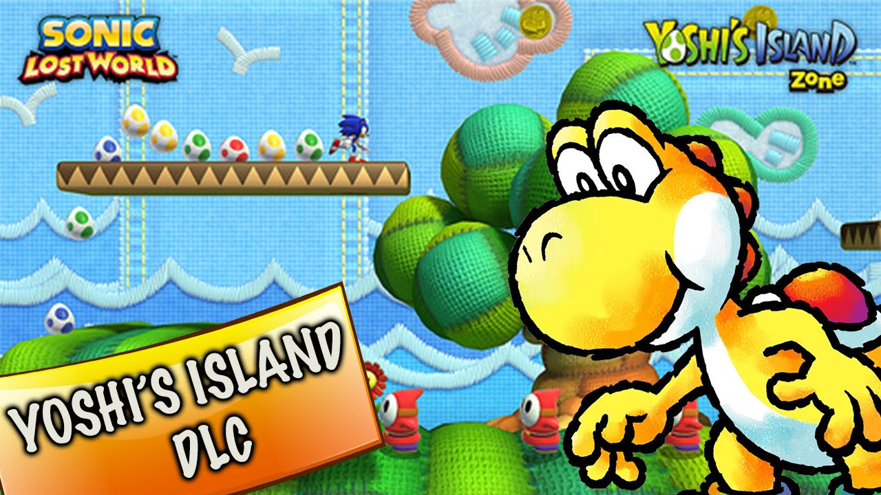 Sonic Lost World Yoshi's Island DLC Wii U Gameplay - YouTube