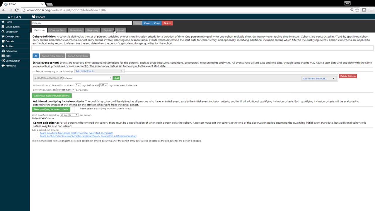 Introduction to OHDSI ATLAS version 1.2.0 - YouTube