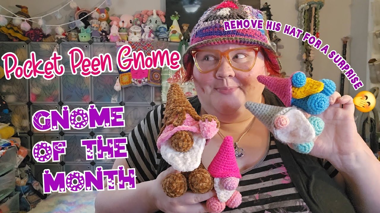 Gnome of the Month: P.P. Gnome! March reveal & Gnome parade 🧶 Crochet ...