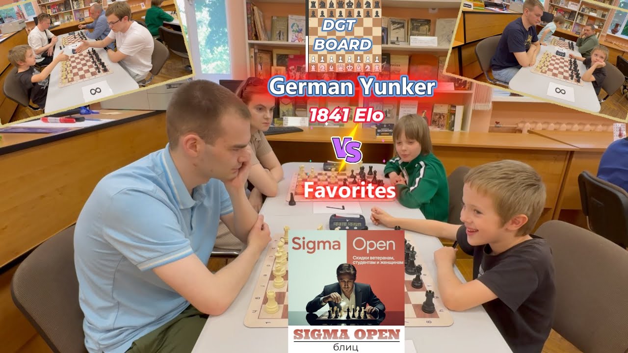 German Yunker (1841) - Sigma Tournament - vs 3 favorites - Blitz - YouTube