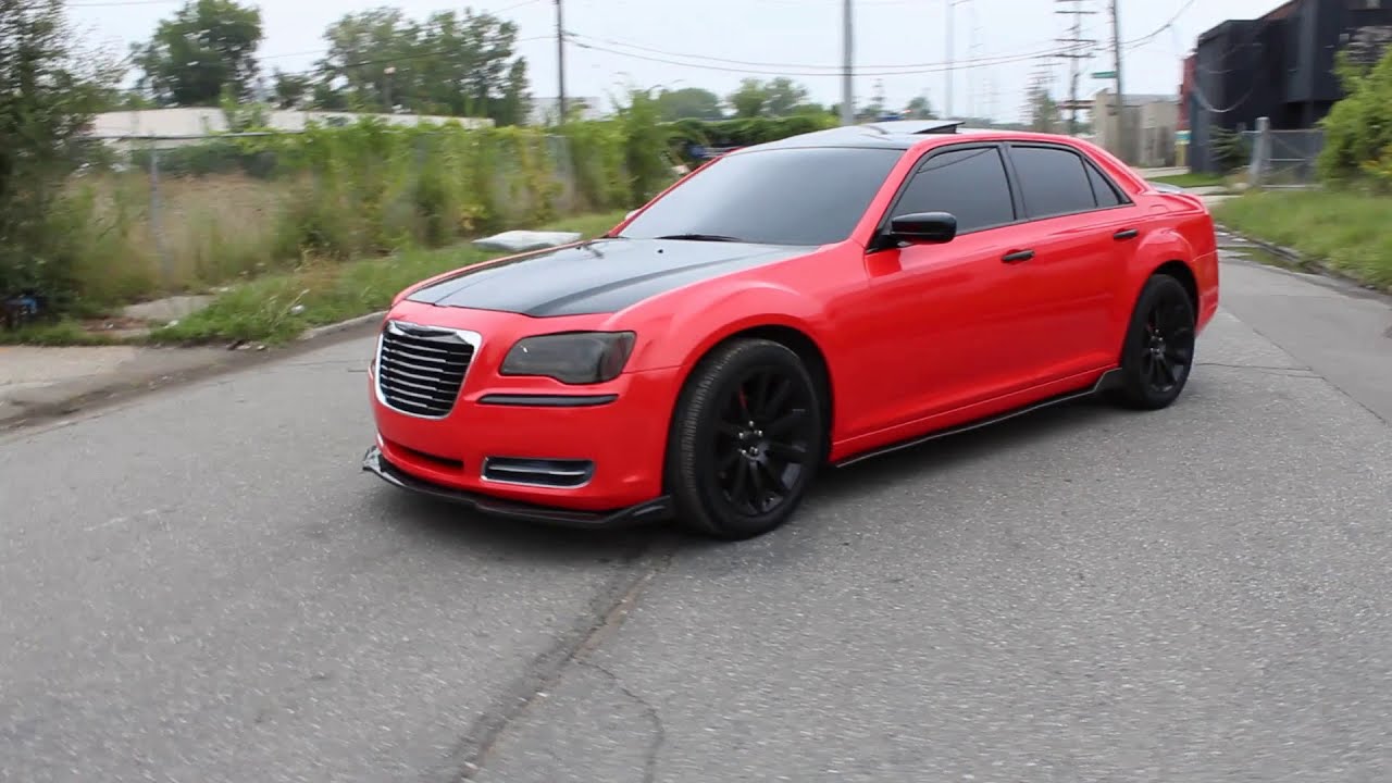Chrysler 300 Front Bumper Vinyl Wrap - YouTube