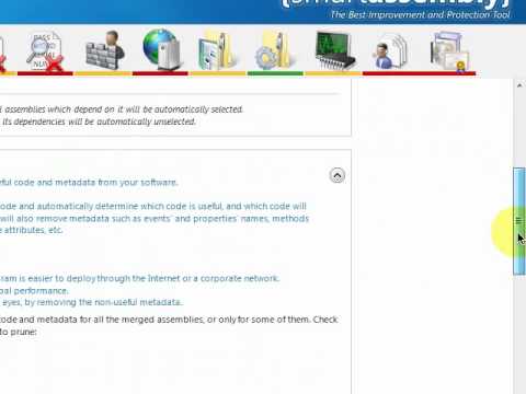 How to merge assemblies to executable file with SmartAssembly - YouTube