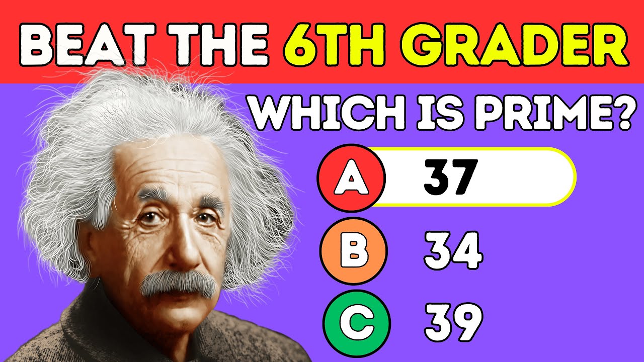 Are You Smarter Than a 6th Grader 🧠🤓 Only 1% Pass This 6th Grade Math ...