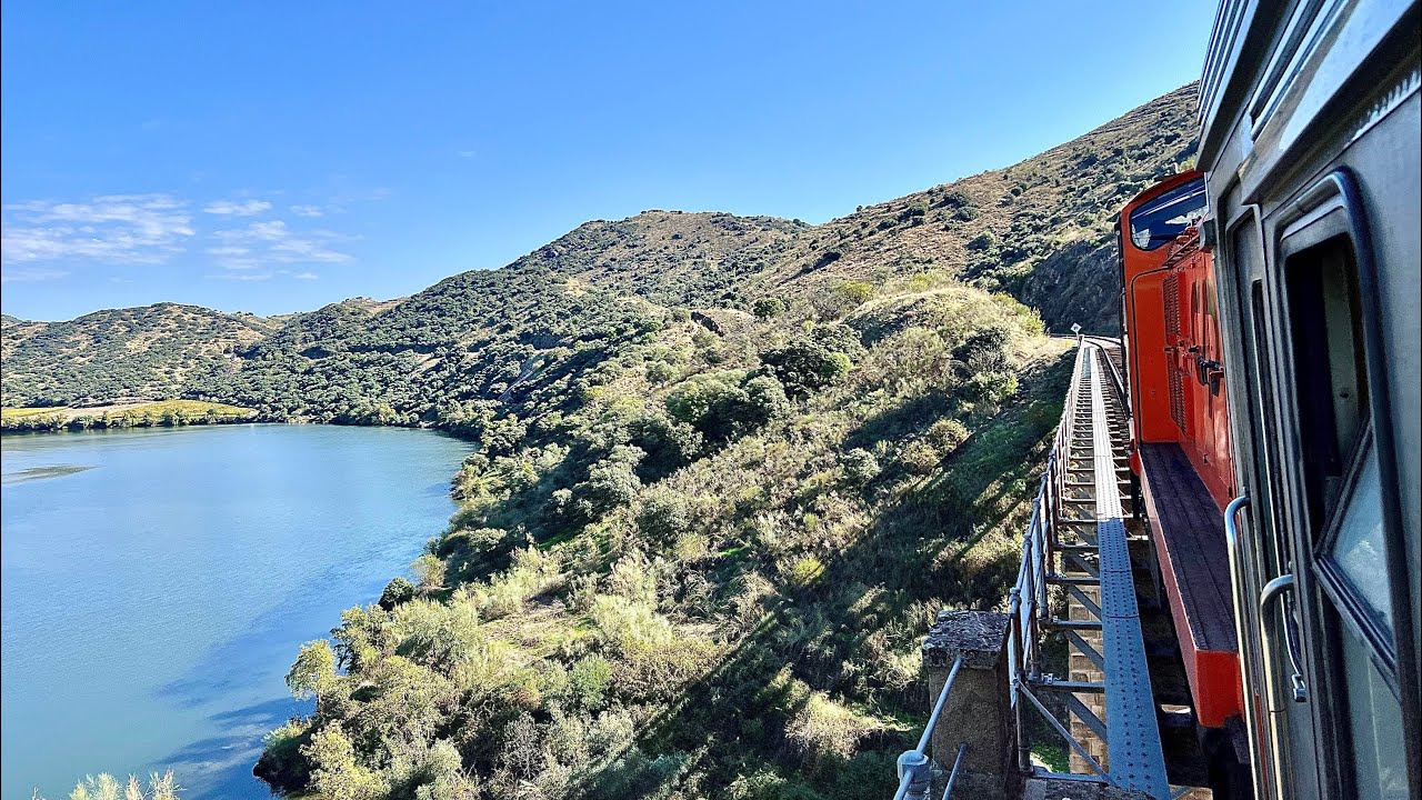 CP Historic Locomotive hauled trains on the scenic Douro Valley Line ...