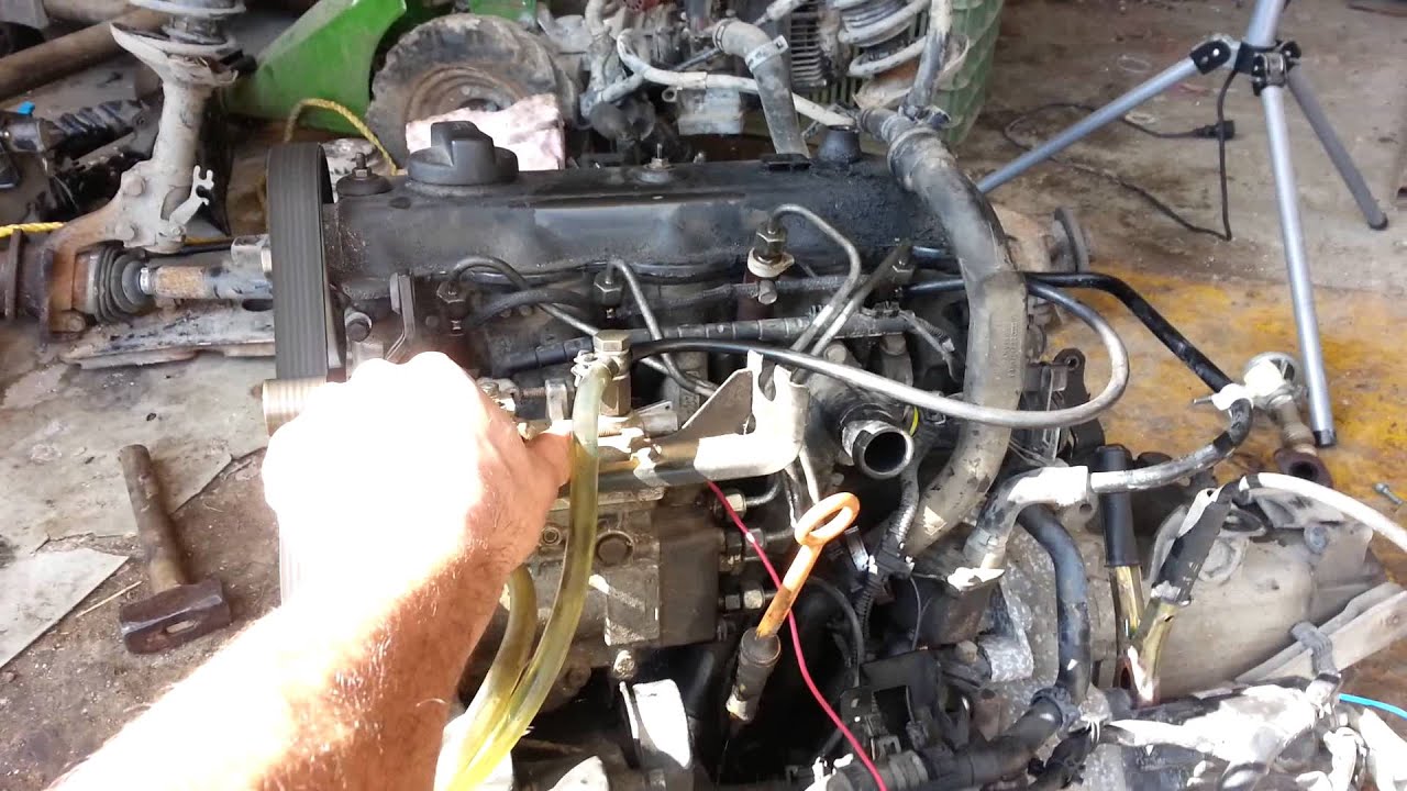 Vw 1.9 Sdi (aey) motor with vw 1.6 D proportioner - YouTube