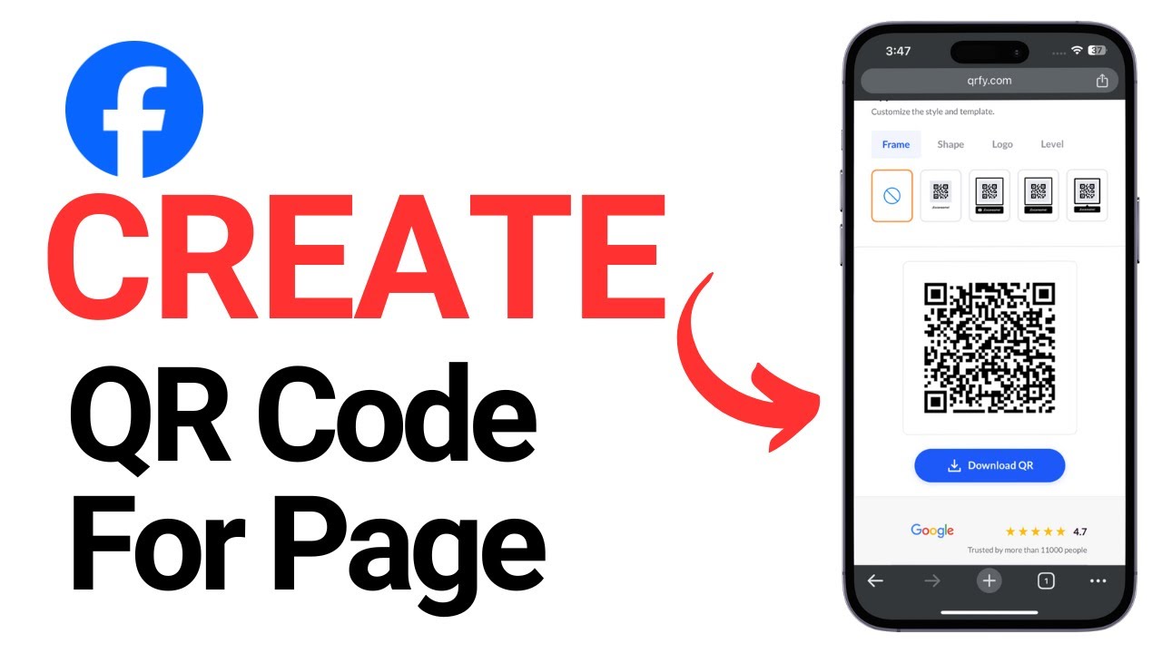 How To Create Qr Code For Facebook Page | How To Create Qr Code For ...