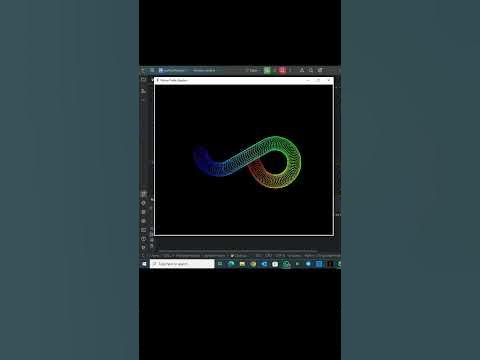 Multicolor infinity made using turtle programming in python - YouTube