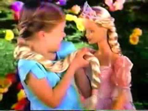 2002 My Size Rapunzel Barbie Commercial