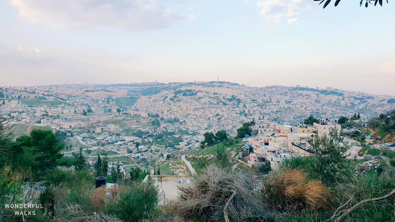 Jerusalem, Evening walk, Armon Hanatziv, Israel - YouTube