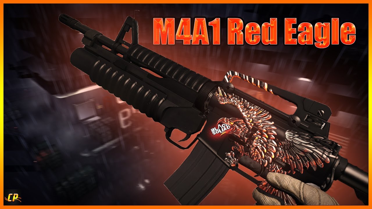 M4A1 Red Eagle Kills \\ Black Squad - YouTube
