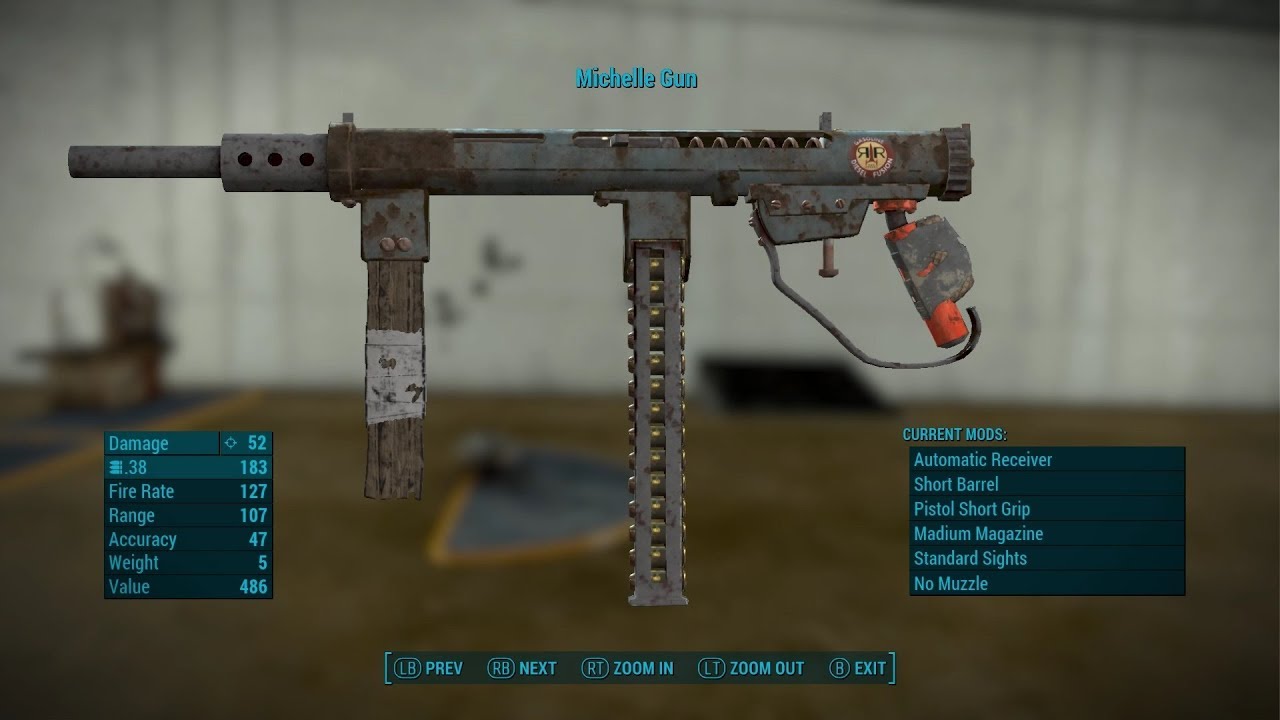 Michelle Gun - Modular 38mm Pipe Machine Gun - YouTube