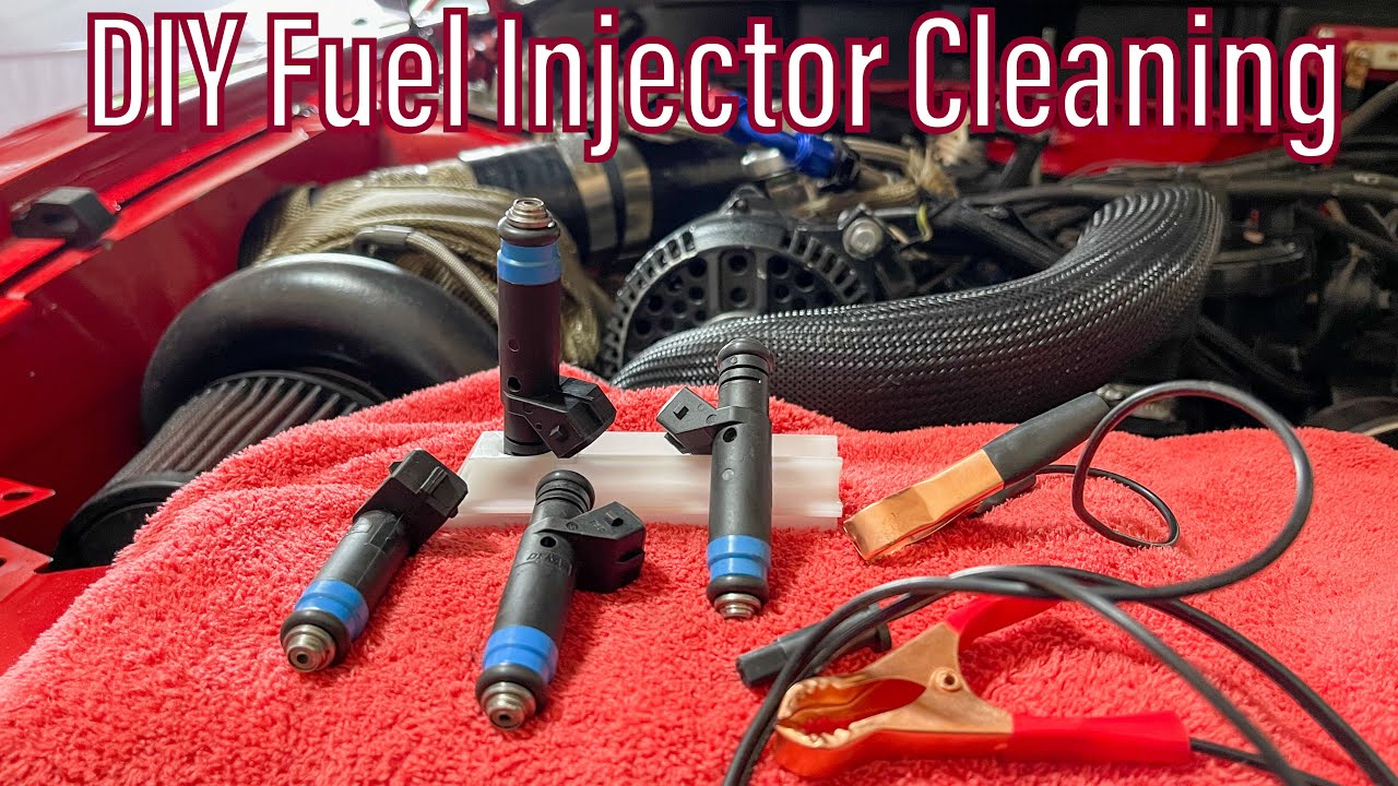 How to Cheap DIY Mustang Fuel Injectors - YouTube