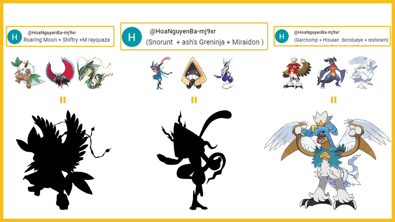 Fan Requests Compilation #24 | Reshiram | Decidueye | Garchomp ...