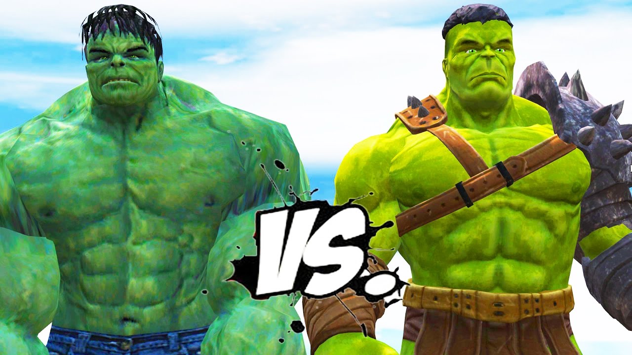 THE INCREDIBLE HULK VS PLANET HULK - EPIC BATTLE - YouTube