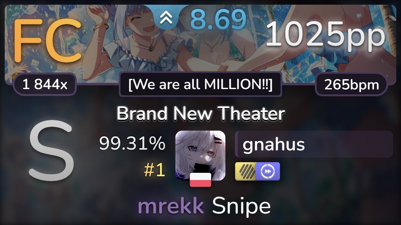 8.7⭐ gnahus | 765 MILLION ALLSTARS - Brand New Theater [We are all ...