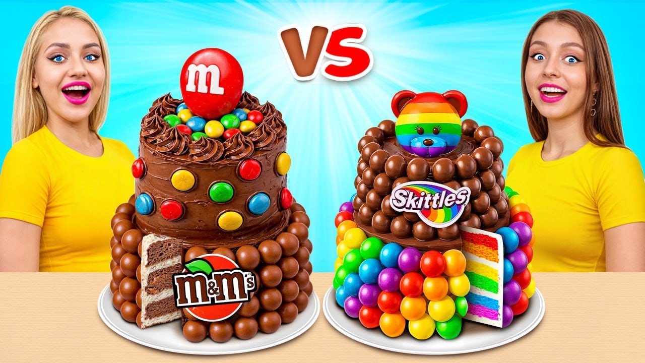 Chocolate Cake Decorating Challenge | Chocolate vs Real Food ...