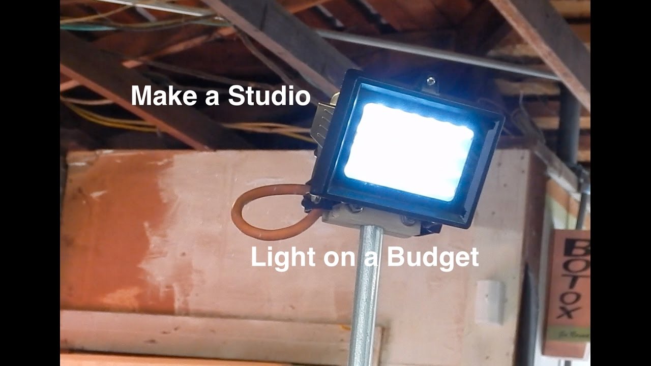 How to Make a Studio Light on a Budget - YouTube