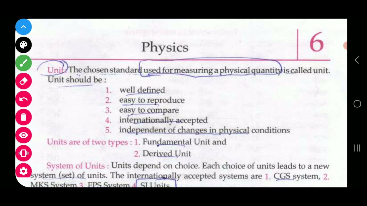 Science physics chapter 1 Units, By Ankit Sir - YouTube