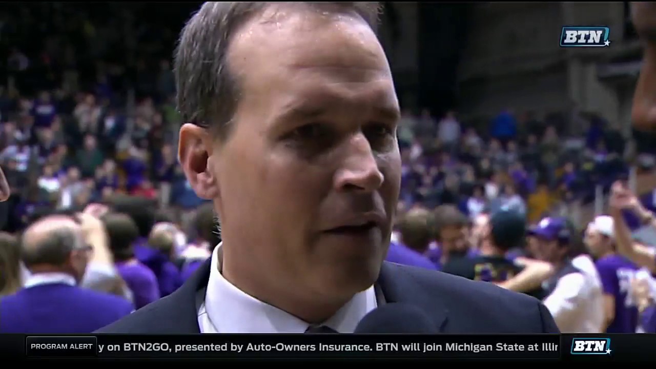 Chris Collins Talks Wildcat Win vs. Michigan - YouTube