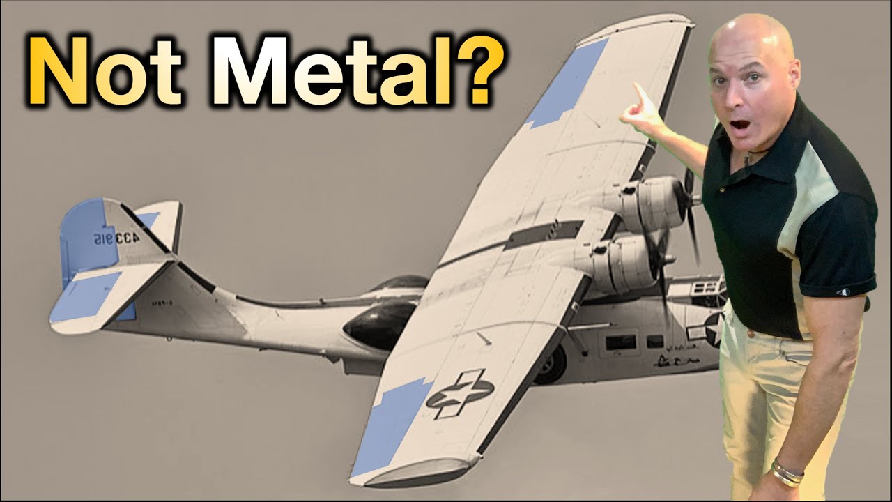 Replacing Aircraft Fabric Control Surfaces Covering, WW2 PBY Catalina ...