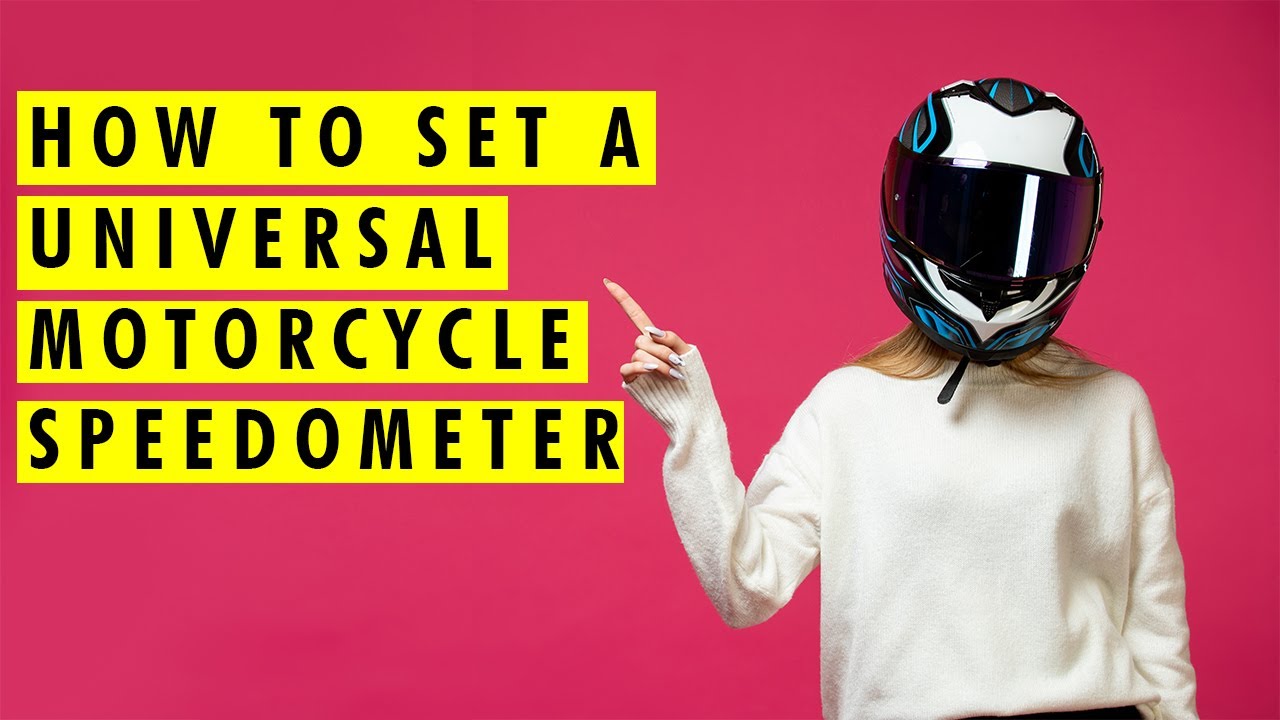 HOW TO SET A UNIVERSAL MOTORCYCLE DASH - YouTube