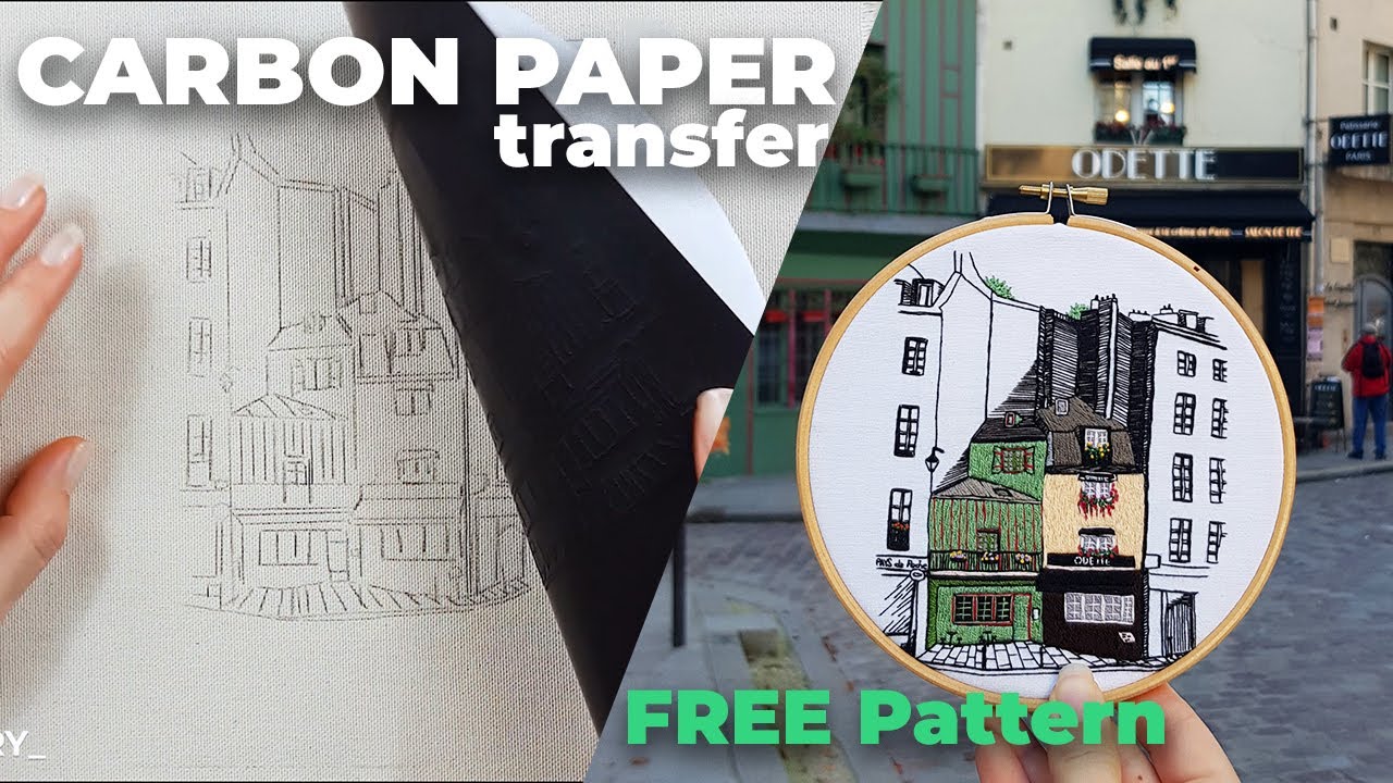 How To Transfer With Carbon Paper FREE Hand Embroidery Pattern YouTube how-to-transfer-with-carbon-paper-free-hand-embroidery-pattern-youtube