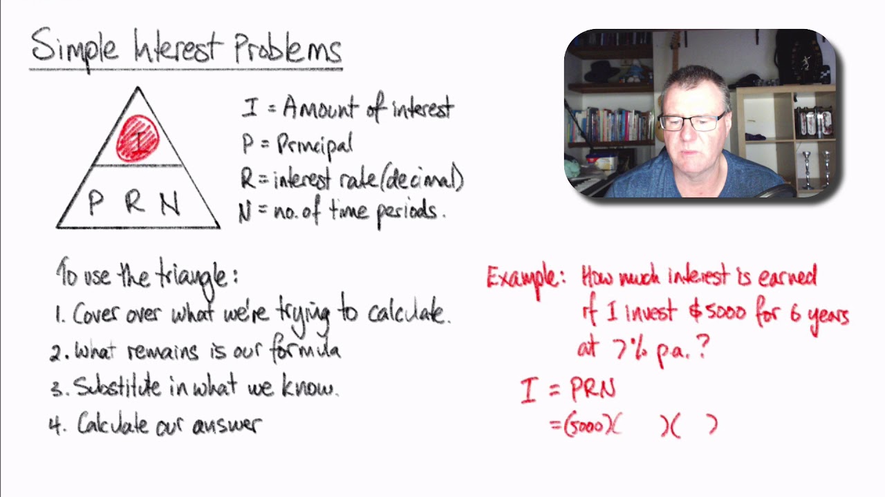 Simple Interest Triangle YouTube Simple Interest Triangle YouTube