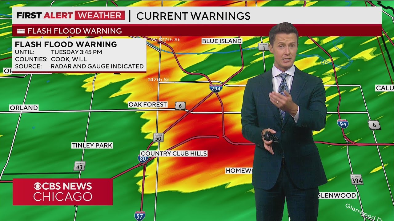 Flash flood warnings issued in parts of Illinois Tuesday afternoon ...