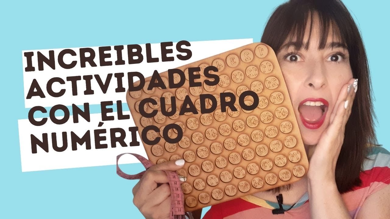 INCREIBLES ACTIVIDADES CON EL CUADRO NUMERICO - YouTube