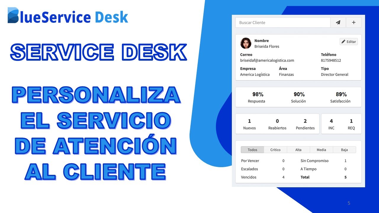 BLUESERVICE DESK - SERVICE DESK - YouTube