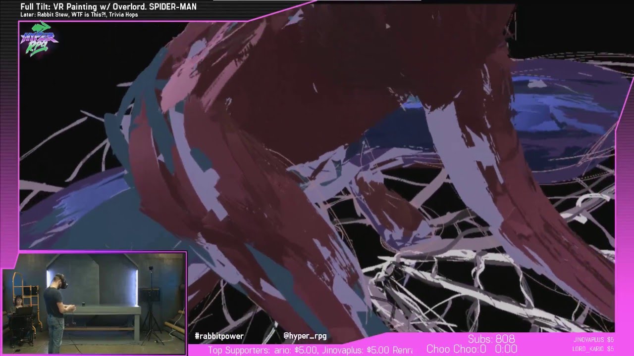 Full Tilt: VR Painting with the HTC Vive & Tilt Brush | Spider-Man pt 2 ...