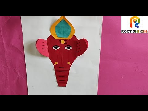 Ganesh Chaturti craft ideas / Paper Ganesh / DIY Crafts / Origami Paper ...
