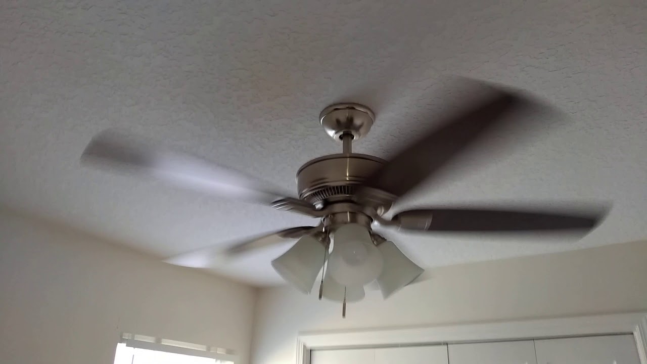 Hampton Bay Devron Ceiling Fan - YouTube