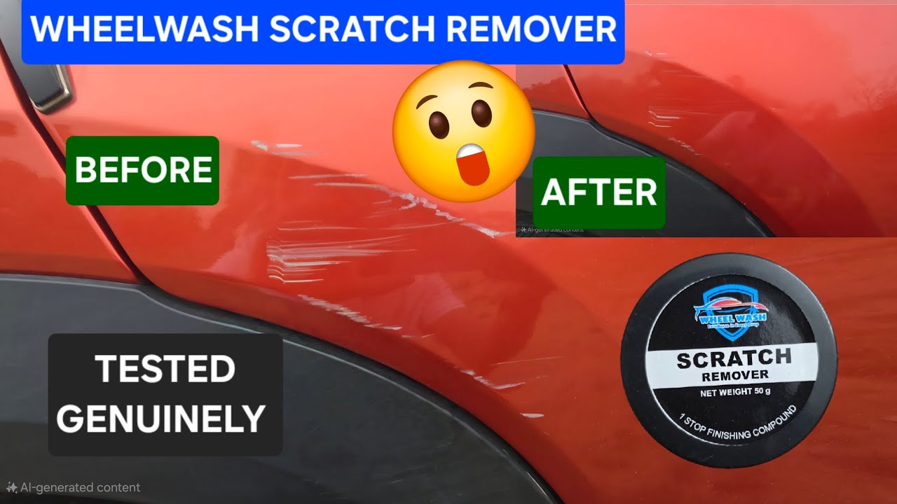WheelWash Scratch Remover. Genuinely Tested on all kinds of scratches ...