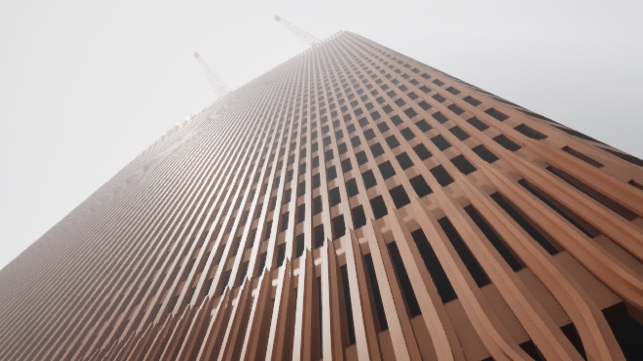 World Trade Center being build (Animation/Early game footage) - YouTube